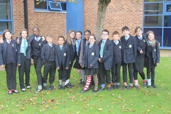 Aldridge School - Pupils Make A Noise About Bullying On Odd Socks Day