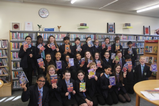 Aldridge School - Year 7 Buzzing with Free Books