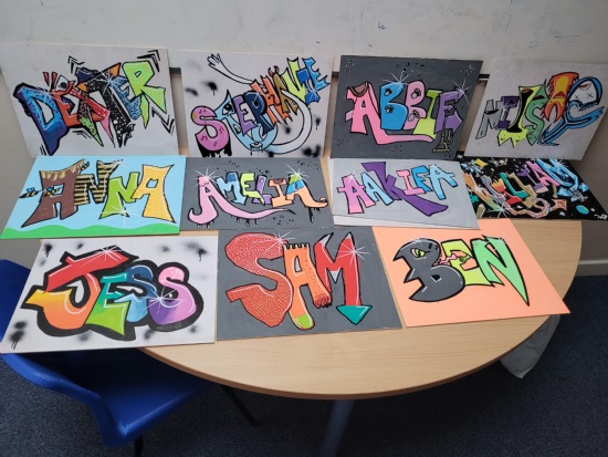 Aldridge School - Graffiti Art Workshop in SEN